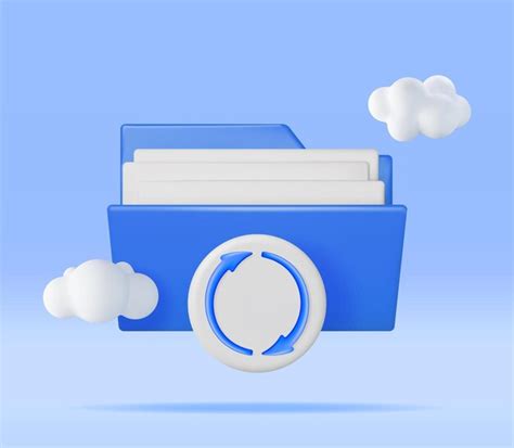 3d Blue Folder Vectors And Illustrations For Free Download