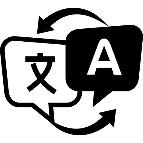 Download Language Translation Black Icon Free Freepngimg