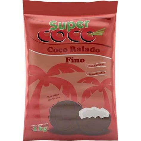 Coco Ralado Desidratado Supercoco 1kg Fortali Distribuidora De