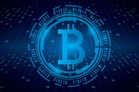 Premium Vector Bitcoin Digital Currency Futuristic Digital Money