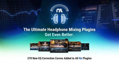 Waves Updates Nx Headphone Mixing Plugins Eq Correction Added For 270