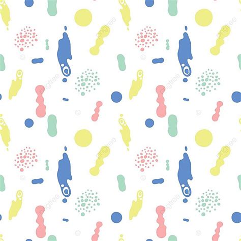 Colorful Spot Seamless Pattern Trendy Point Vector Vector Trendy