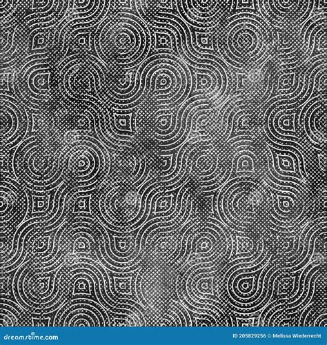 Black And White Seamless Abstract Grunge Texture Stock Illustration