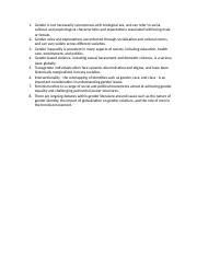 Understanding Gender Social Cultural And Psychological Course Hero