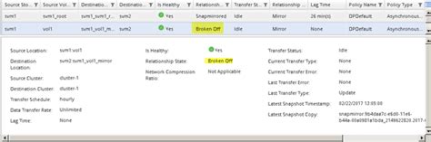 Break The Snapmirror Relationship