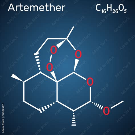 Artemether Molecule It Is Used For The Treatment Of Malaria