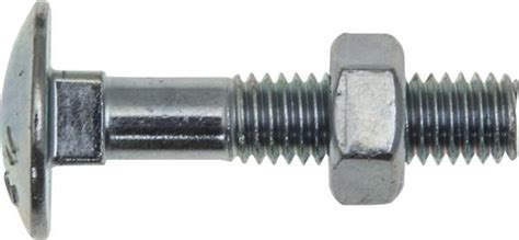 Coach Bolts With Steel Nuts Cup Square Head Metric