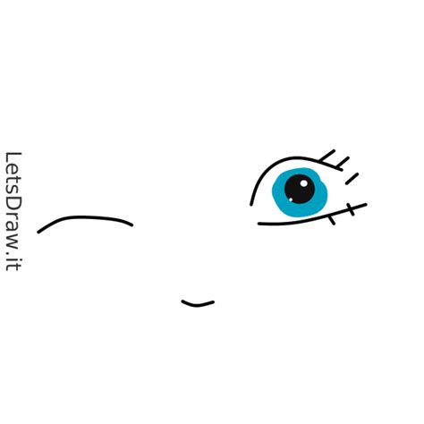 How To Draw Wink 7qs3kztw1 Png Letsdrawit