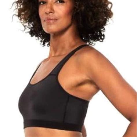 Ruby Ribbon Black Sport Demiette Lev 4 Sports Bra 304… Gem
