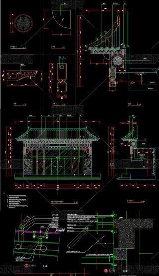 天沟大样图cad专题模板 天沟大样图cad图片素材下载 我图网