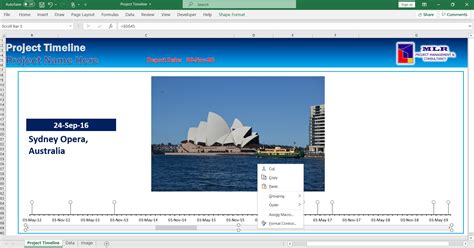 A Simple Interactive Project Timeline Mlr Project Management And Consultancy
