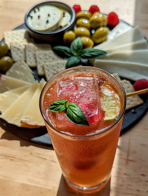 Raspberry Lemon Lime Rickey Summer Cocktail Cheese Grotto