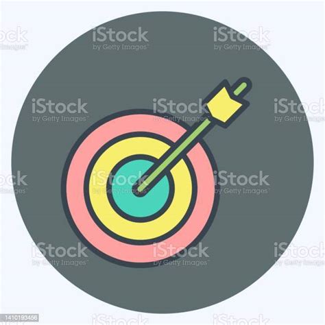 아이콘 다트 건강한 상징을 위해 적당한 컬러 메이트 스타일 편집 가능한 간단한 디자인 디자인 템플릿 벡터 간단한 그림 강철에 대한 스톡 벡터 아트 및 기타 이미지 Istock