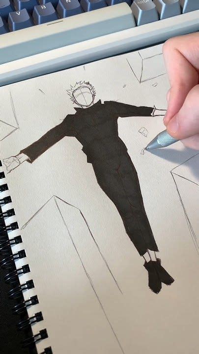 How I Draw Sukunas Pose Art Sketch Jjk Jujustukaisen Manga Drawing Sukuna In