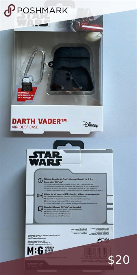 Disney Star Wars Darth Vader Air Pods Case Disney Star Wars Star Wars Darth Star Wars Darth