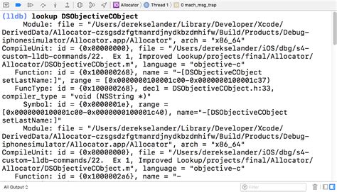 Advanced Apple Debugging And Reverse Engineering Chapter 25 Sb Examples