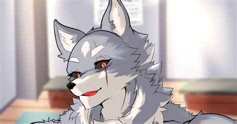 ケモノ オスケモくん🐺といちゃいちゃする話1 庵獣人好きskeb募集中のイラスト Pixiv