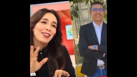 اول مرة ضهور ابن الصحفية الشهيرة سناء رحيمي وكيف قدمت النشرة بلا سباط