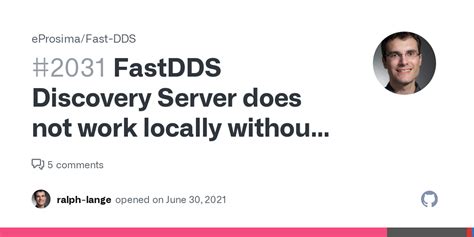 Fastdds Discovery Server Does Not Work Locally Without A Network