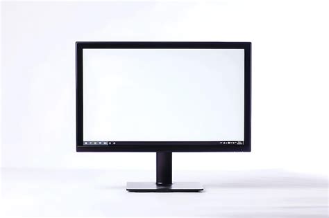 Monitor Isolated On White Background Premium AI Generated Image