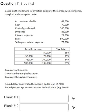 solved based on the following information calculate the