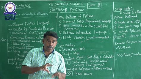 Xii Std Computer Science Chapter 5 Pythan Youtube