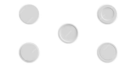 Premium Vector Neumorphic Round Button Vector Set