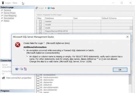 SQL SERVER Msg An Object Or Column Name Is Missing Or Empty For SELECT INTO Statements