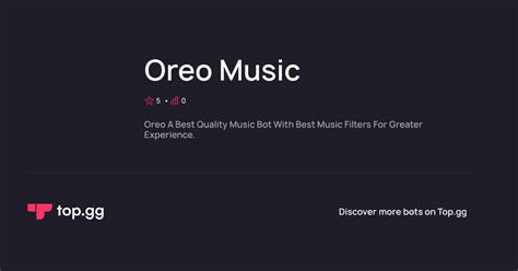 Add Oreo Music Discord Bot The 1 Discord Bot And Discord App List