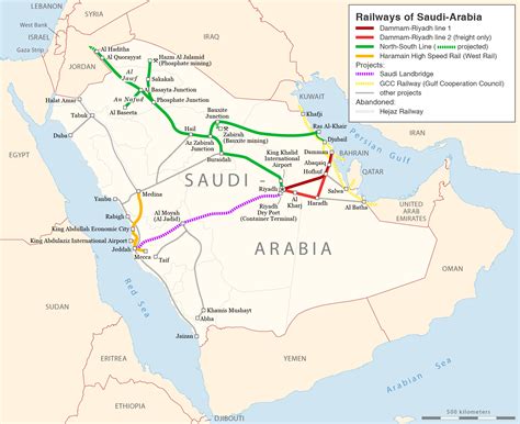 Filerail Transport Map Of Saudi Arabiapng Wikimedia Commons