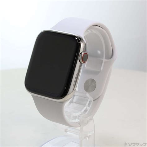 中古Apple Watch Series GPS Cellular mm ステンレススチールケース ホワイトスポーツバンド リコレ ビック
