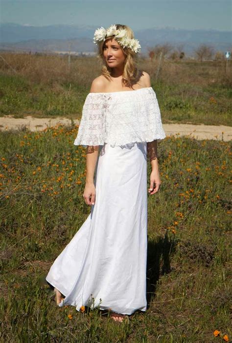 Hippie Long Wedding Dresses Uk Design