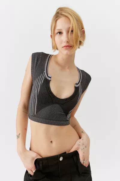 Out From Under Go For Gold Seamless Printed Top Urban Outfitters
