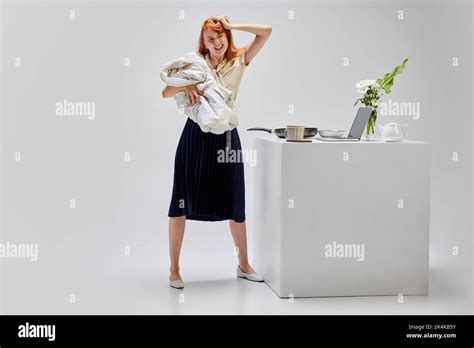 Crazy Lifestyle Of Modern Women Business And Housekeeping Busy Mother