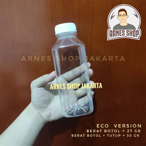 Jual Botol Plastik Kale Kotak 500 Ml ECO PET Shopee Indonesia