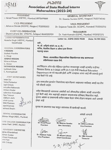 hon dr ashwini joshi follow up pdf