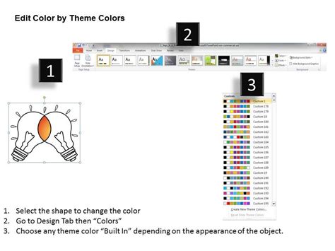 1114 Bulb Ideas Venn Diagram Powerpoint Presentation PowerPoint Shapes PowerPoint Slide Deck