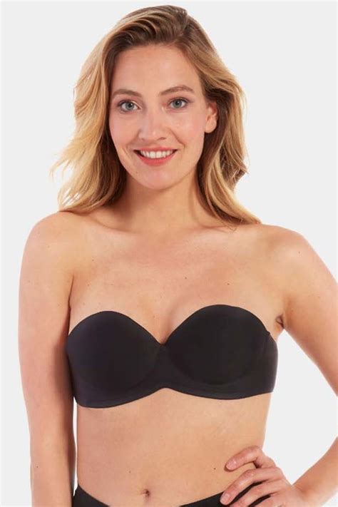 Magic Bodyfashion Wing Bra Silikone Selvsiddende Bh Sortskin Hos