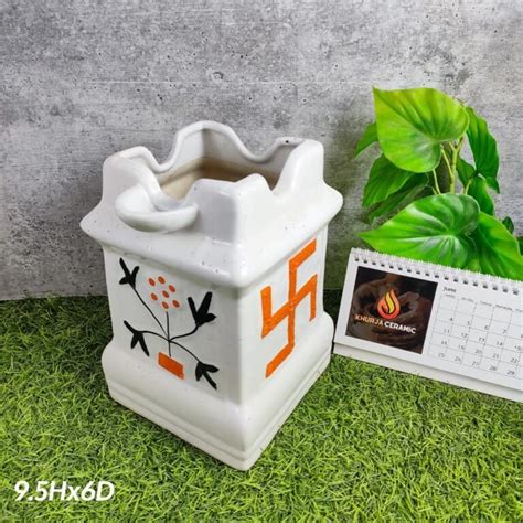 Ceramic Tulsi Pots Manufacturer Wholesale B2b Planters