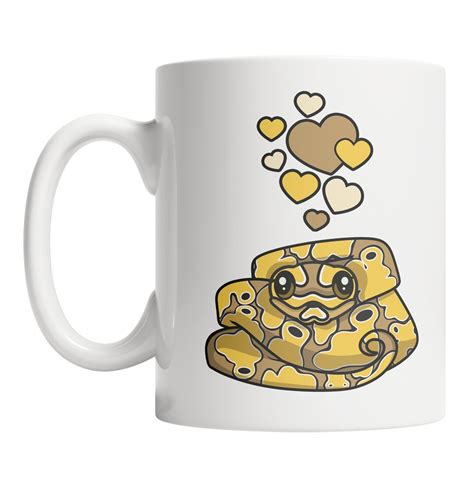 Pastel Ball Python Mug Pet Pastel Ball Python Owner T Pastel Ball Python With Hearts Mug Pet