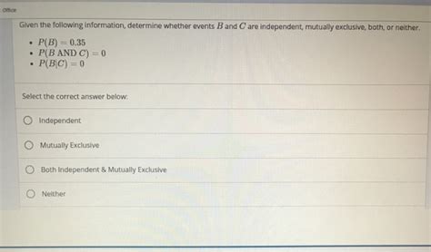 Solved Toffice Given The Following Information Determine