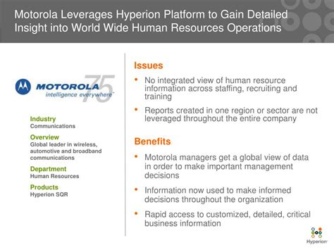 PPT The Hyperion Platform A Strategic Infrastructure For Delivering