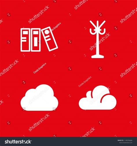 Database Icon Set Cloud Computing Rack Stock Vector Royalty Free 1146296666 Shutterstock