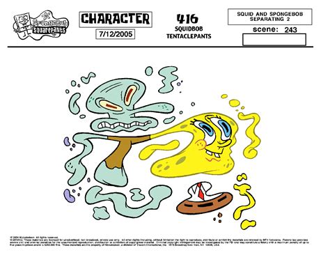 Interesting Model Sheet R Spongebob