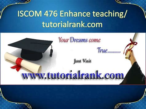 ppt iscom 476 enhance teaching powerpoint