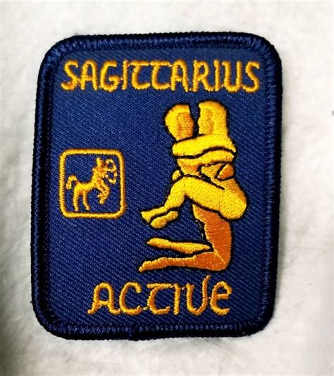 Vintage Sagittarius Astrology Sign Sex Position Embroidered Etsy