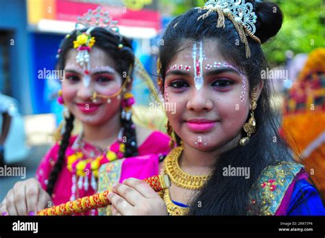 Non Exclusive 06 September 2023 Sylhet Bangladesh Young Girls Dress