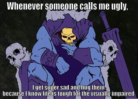 Twenty Six Sassy Skeletor Memes And Moments Skeletor Laughing 