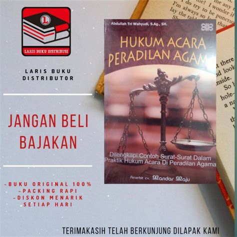 Jual BUKU HUKUM ACARA PERADILAN AGAMA Shopee Indonesia