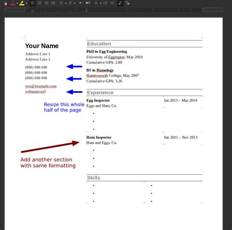 Cannot Undo Brochure Setting Libreoffice